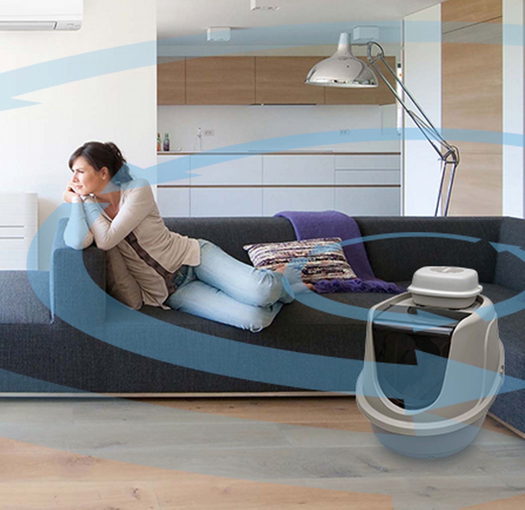 Purrified Air Litter Box Air Purifier